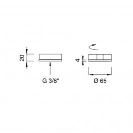 Cea Design Giotto GIO 34 冷水台面旋塞阀